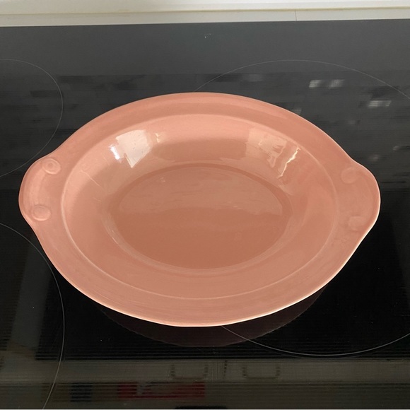 Lu Ray Pastels | Dining | Vintage Pastel Pink Peach Vegetable Dish Long ...